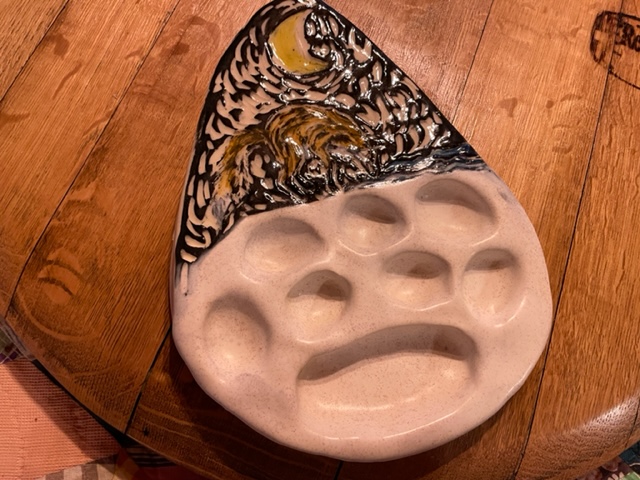 Winter Pottery, Surprise paintings from new artist, Super Bowl ...